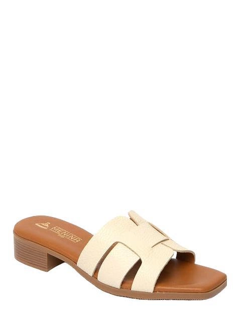 MENINA STEP Ona Heeled Sandal - Ivory