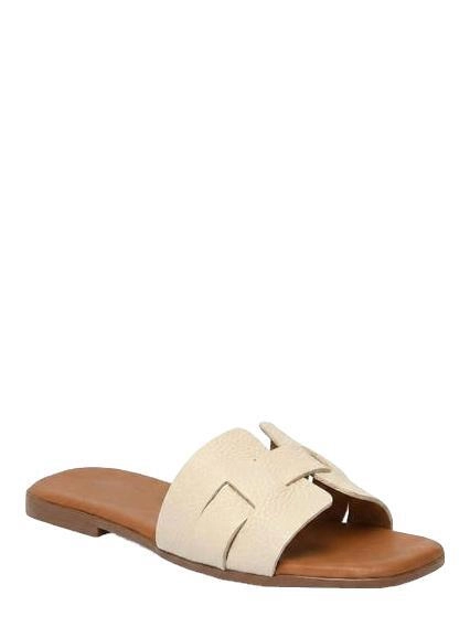 MENINA STEP Lucila Flat Sandal - Ivory