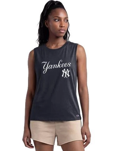 Champion New York Yankees Muscle Tank Top - Navy