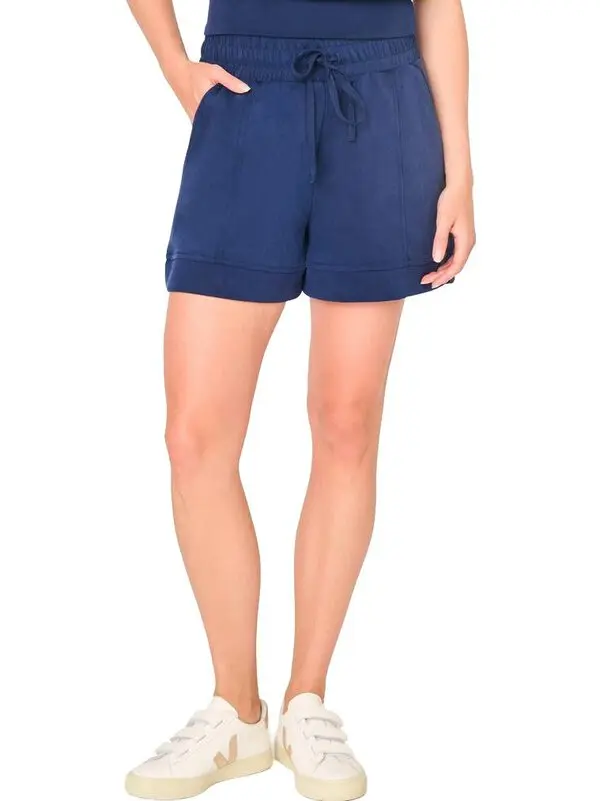 GIBSONLOOK Cloud Scuba Drawstring Shorts - Navy