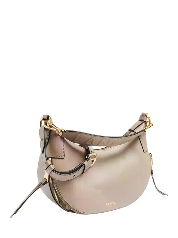 LANCEL Origami Leather Shoulder Bag - Neutrals