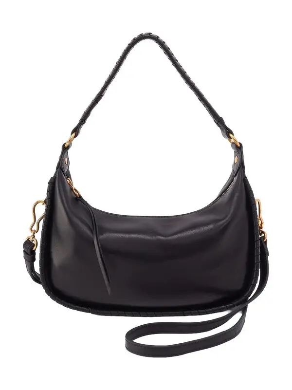 Hobo Mia Leather Crescent Bag - Black