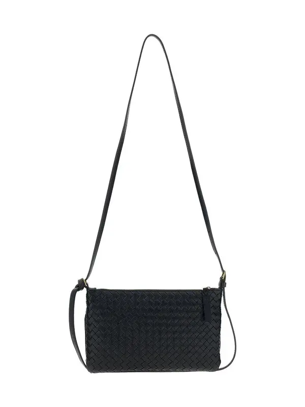 Bottega Veneta Mini Gemelli Crossbody Bag - Nero