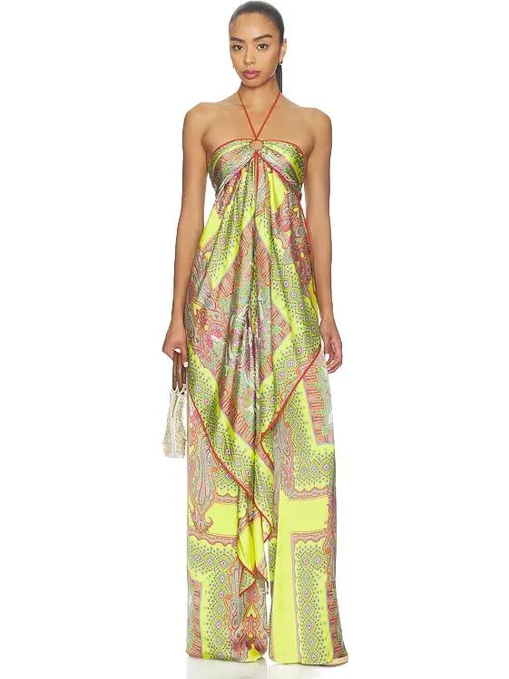 Alexis Vulcano Halter Top - Multi