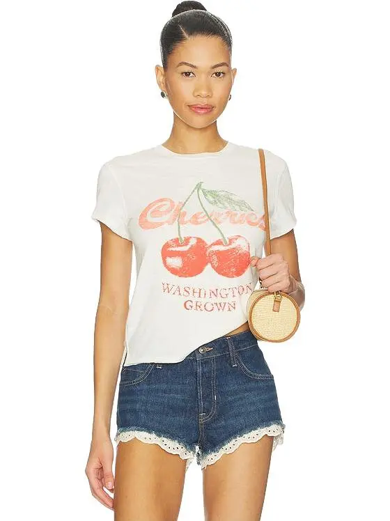 Free People Nova Tee Graphic - Ivory