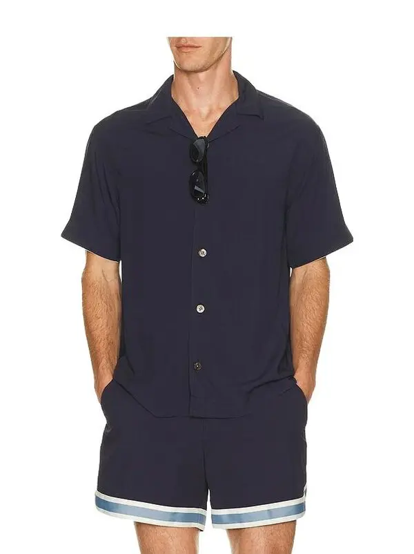 CHE Valbonne Button Down Shirt In . Also - Blue