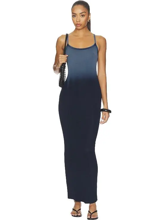 Cotton Citizen The Verona Spaghetti Maxi Dress - Navy