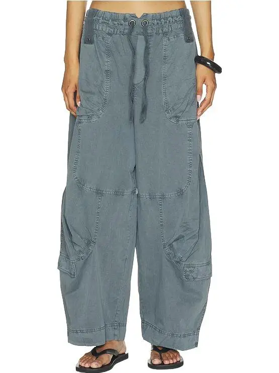 Free People Onset Parachute Pant - Slate