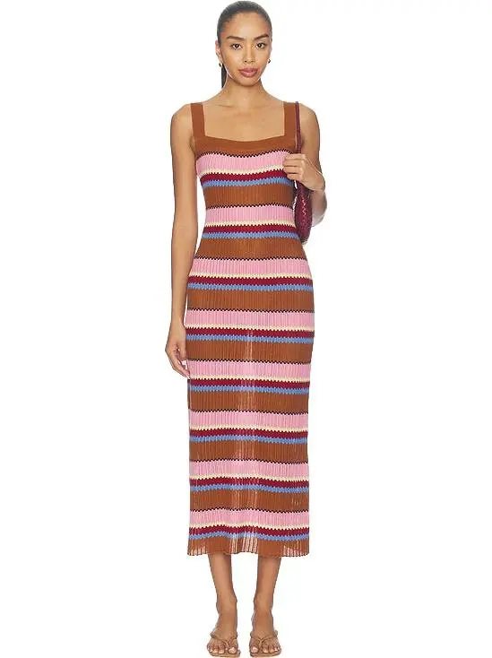 Guest In Residence Palazzo Dress - Multi