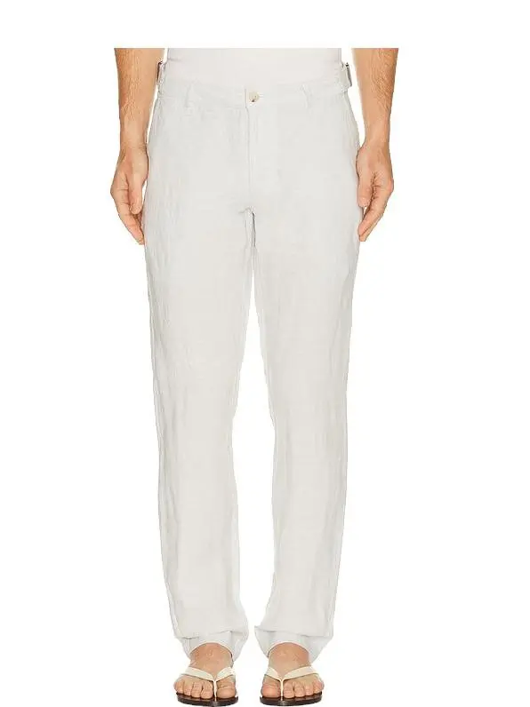 Onia Linen Trousers - Grey