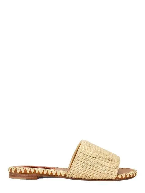SIMONMILLER Raffia Salerno Sandal - Nude