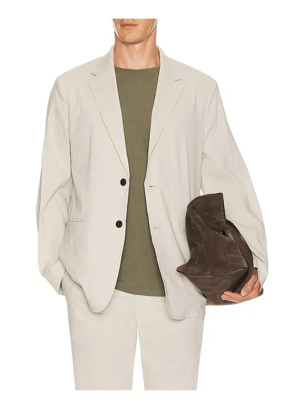 Theory Standard Blazer In Good Linen In . Also - Grey