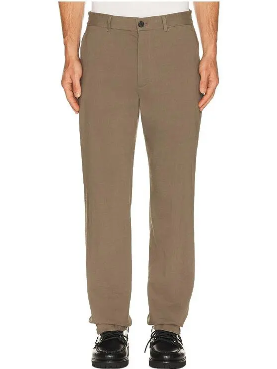Theory Standard Pant In Good Linen - Brown