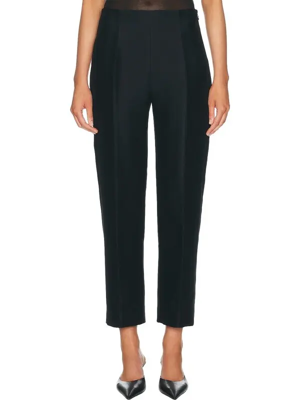 TOTEME Slim Evening Trouser - Black