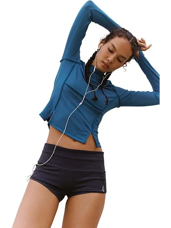 Free People Long Sleeve Performance Top - Riptide