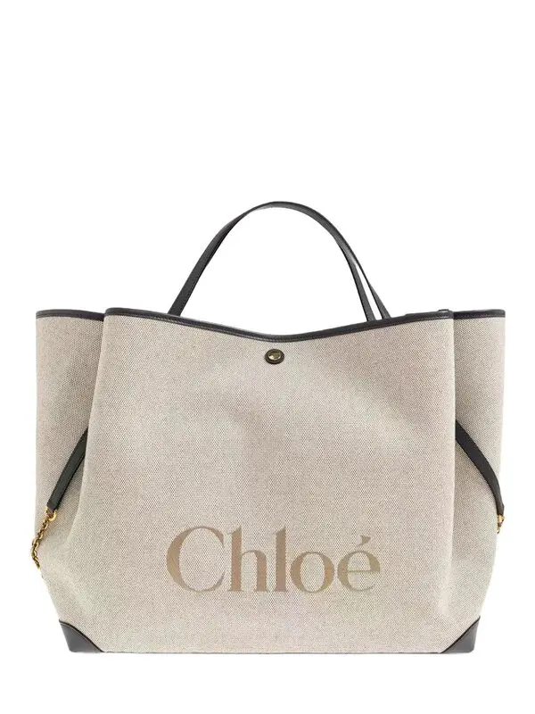 Chloé Large Tote Bag - Neutrals