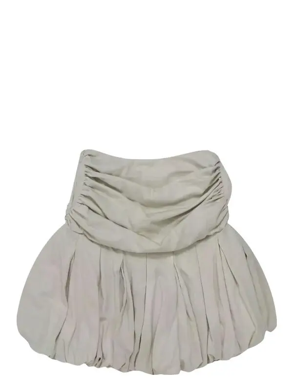 RENAISSANCE RENAISSANCE Qajar J Ruched Mini Skirt - Grey