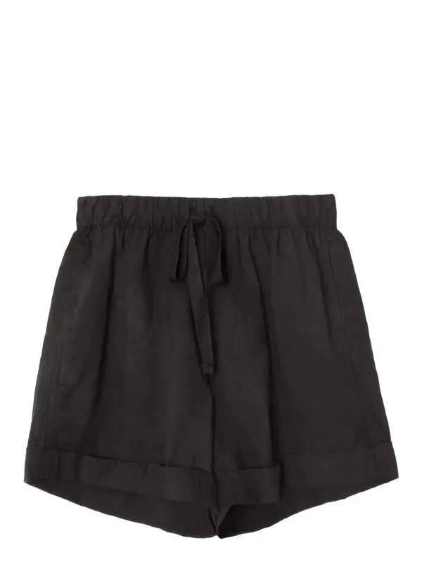 Xirena Declan Drawstring Waist Shorts - Black