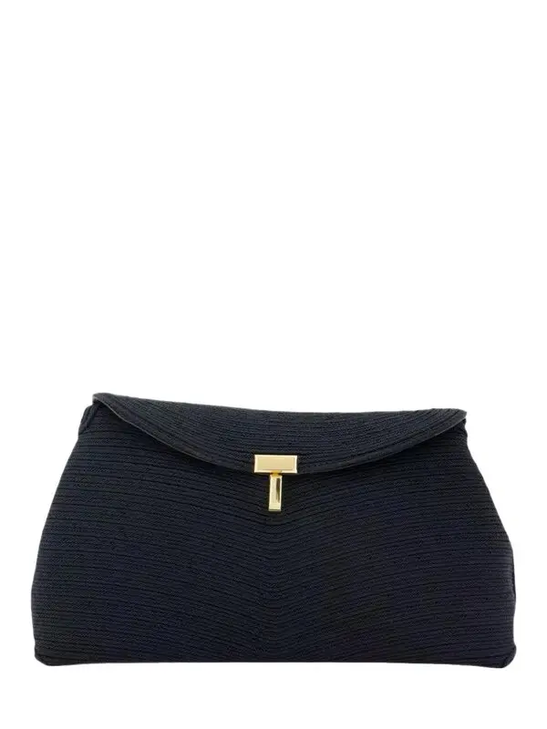 TOTEME T-lock Clutch Bag - Black