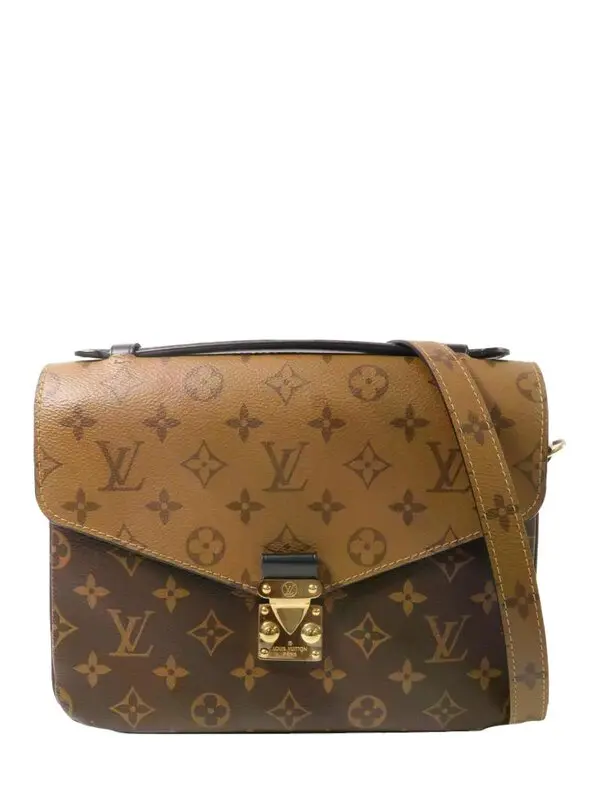LOUIS VUITTON Pochette Metis Monogram Reverse Shoulder Bag - Neutrals