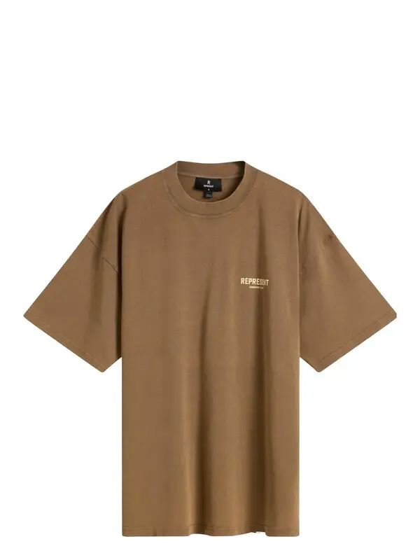 REPRESENT Monogram Print T-shirt - Brown