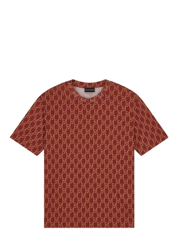 Emporio Armani Logo-print T-shirt - Red