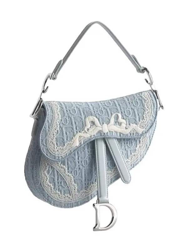 Dior Small Saddle Bag - Blue