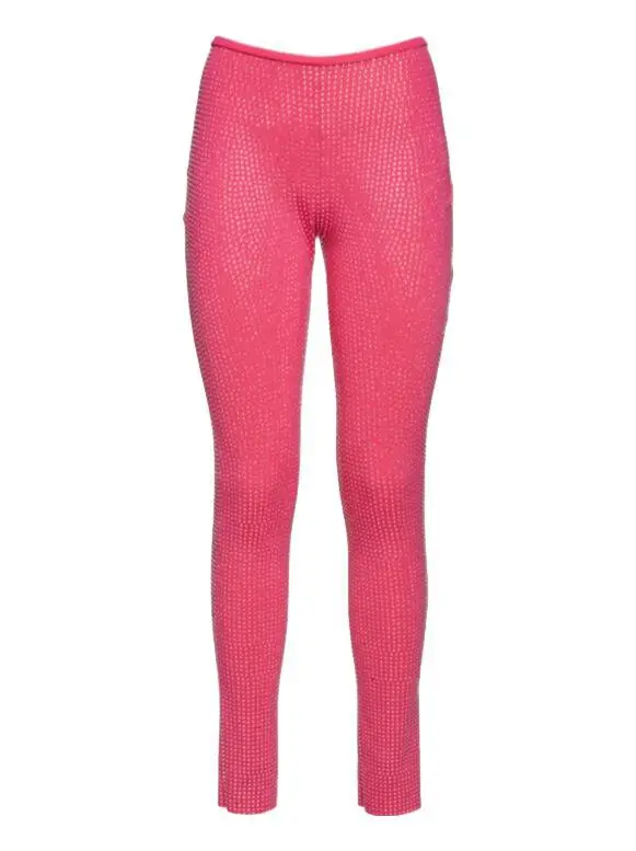 Giuseppe Di Morabito Embellished Slim Fit Pants - Red