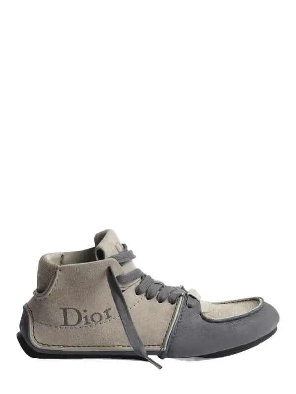 Dior Roadie Lace-up Boots - Grey