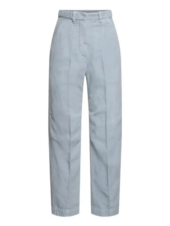 Brunello Cucinelli Belt Ring Casual Trousers - Gray