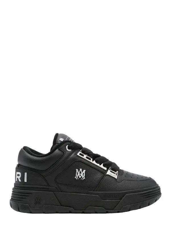 Amiri Star Perforated High Top Sneakers - Black