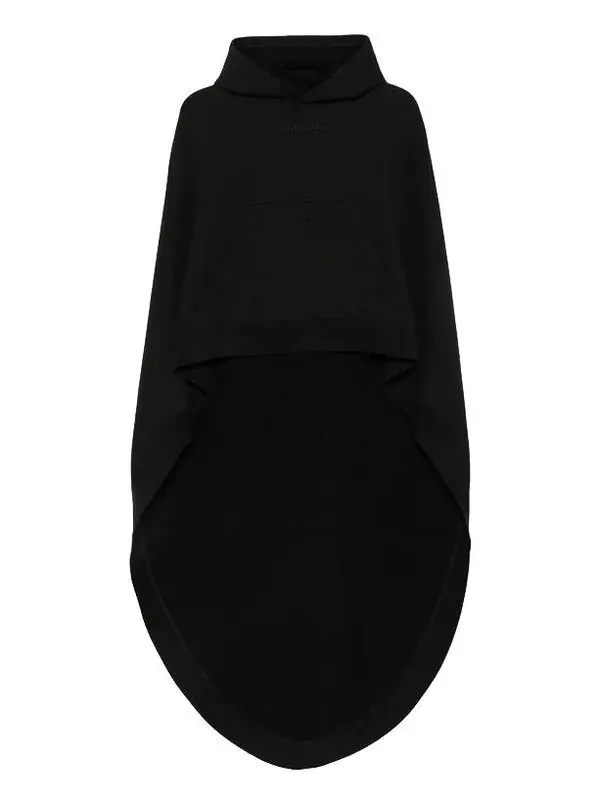 Balenciaga Cotton Hoodie - Black