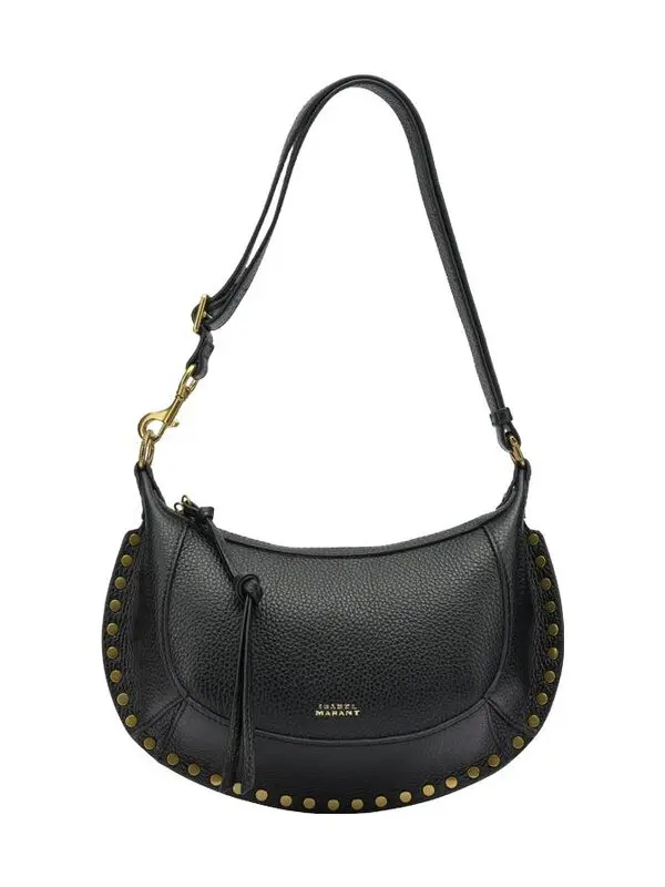 Isabel Marant Étoile Studded Leather Shoulder Bag - Black
