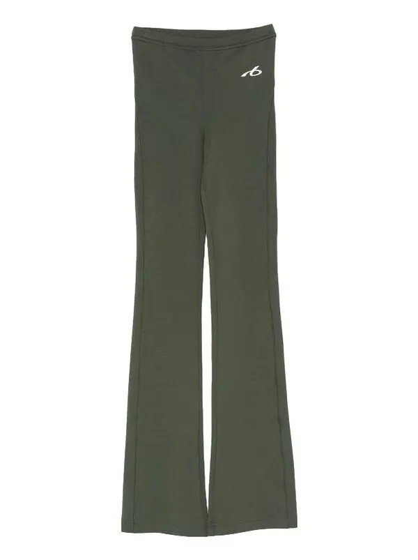 Balenciaga Dark Stretch Trousers - Green