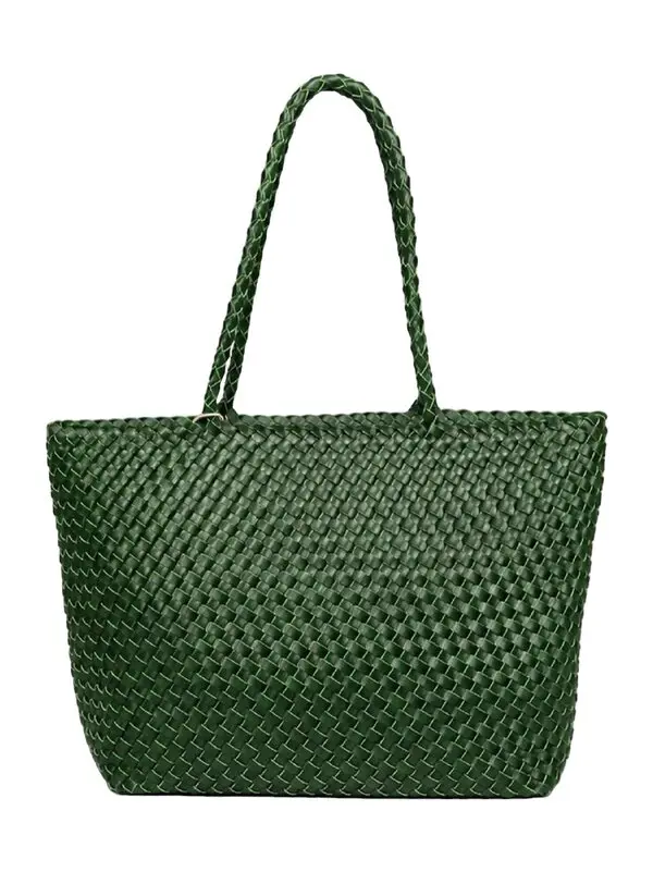 RIMINI Amadea Woven Eco Leather Handbag - Green