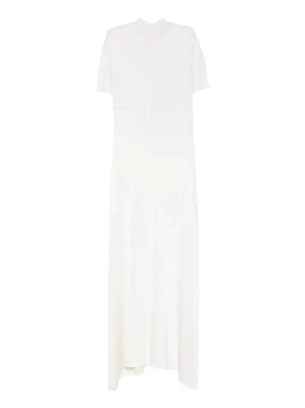ROT The Hot Priest Silk Maxi Dress - Neutrals