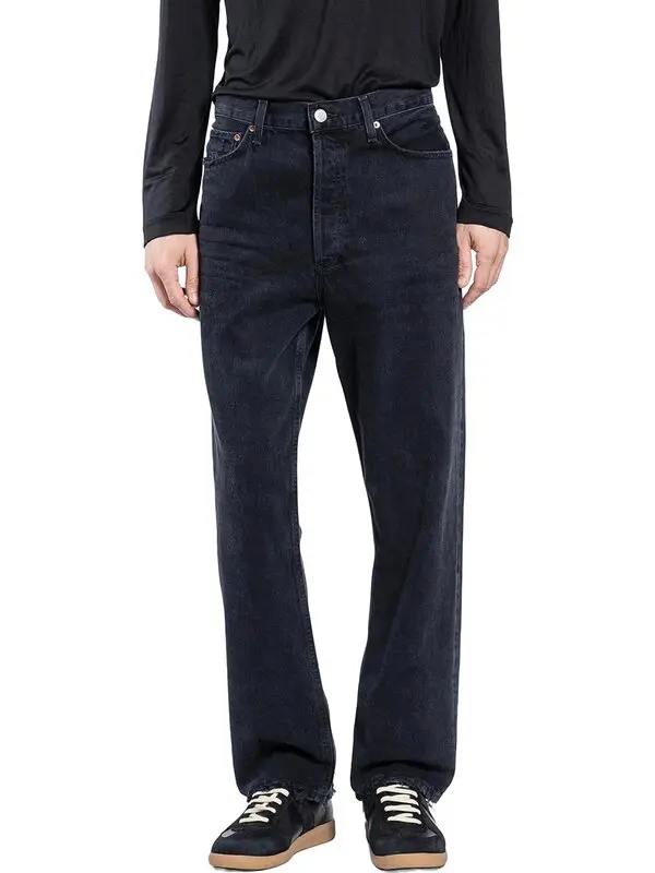 AGOLDE Mid-rise Loose Fit Jeans - Black