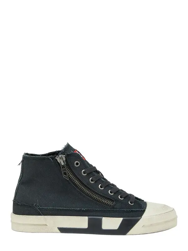 DIESEL® S-d-verse High-top Canvas Sneakers - Black