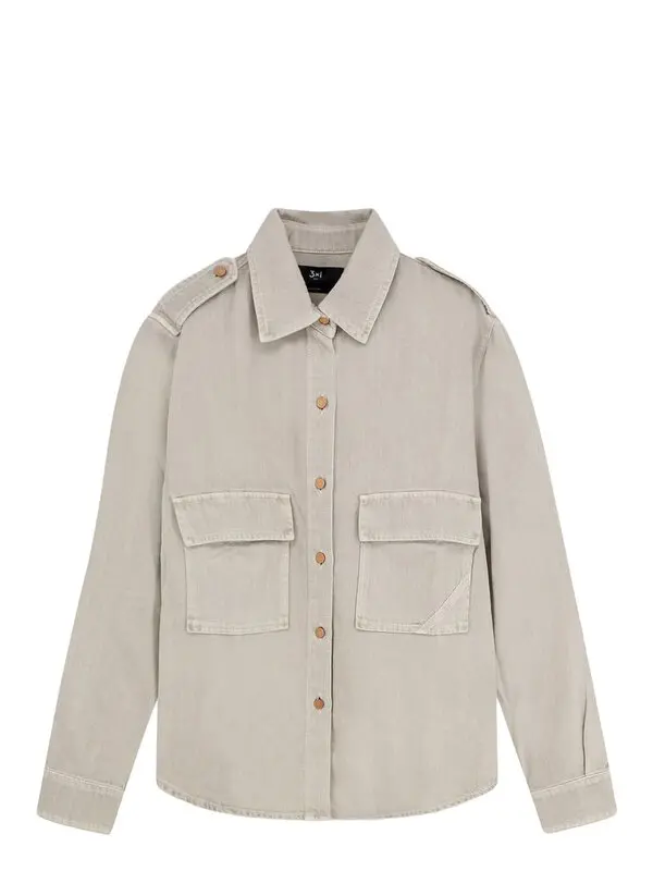 3x1 Kenya Cotton Shirt - Grey
