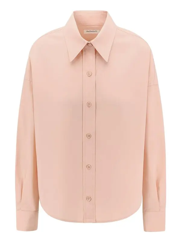 THE FRANKIE SHOP Arlen Cotton Shirt - Pink