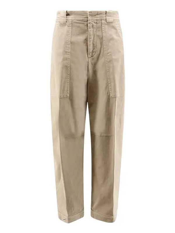 Closed Rhannon Cotton Trousers - Beige