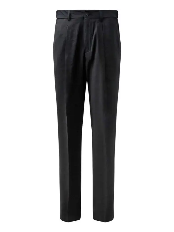 HEVO Torre Canne Modal Blend Trousers - Black