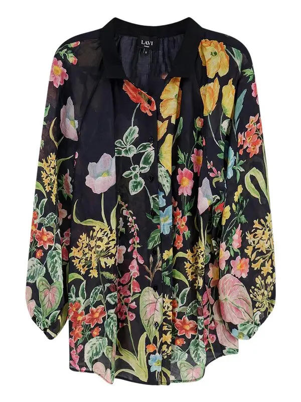LAVI Afrodite Ramie Shirt - Black