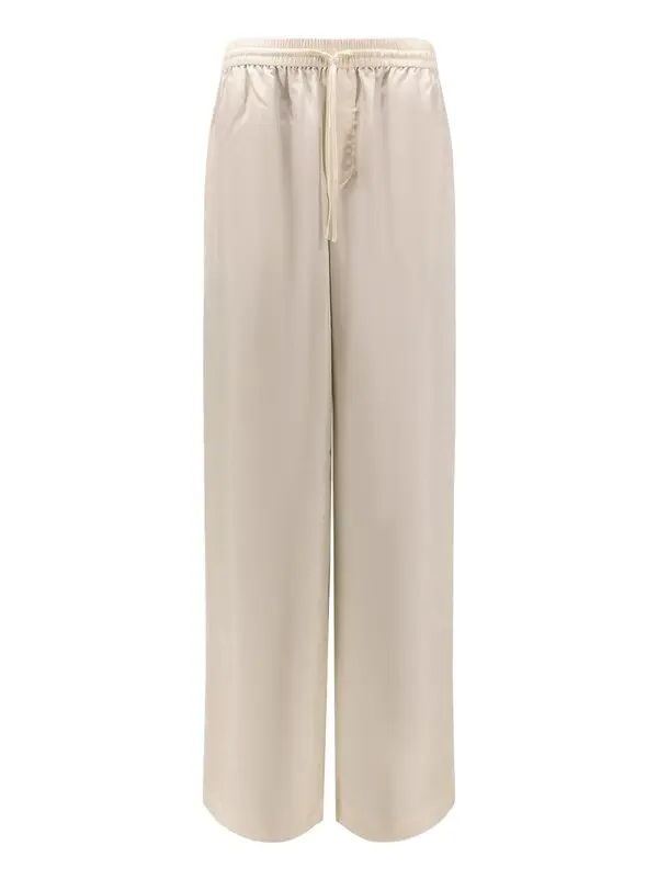 RÓHE Silk Jogger Pants - Beige