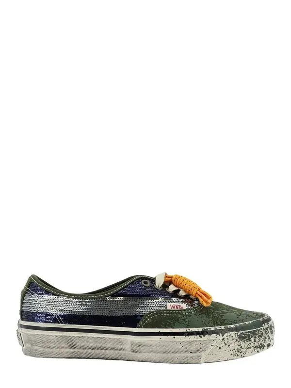 VANS Lx Authentic 44 Suede With Micro Sequin Detail - Green