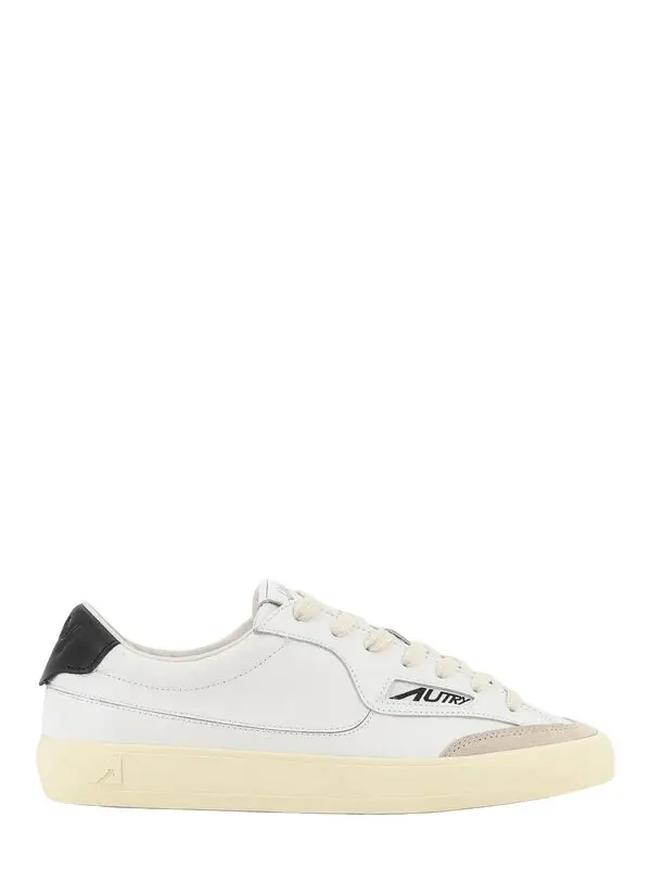 AUTRY Windscape Leather Lace-up Sneakers - White