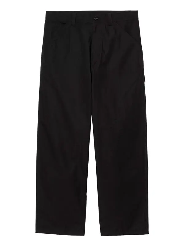 Carhartt Work In Progress Postal Single Knee Cotton Blend Trousers - Black