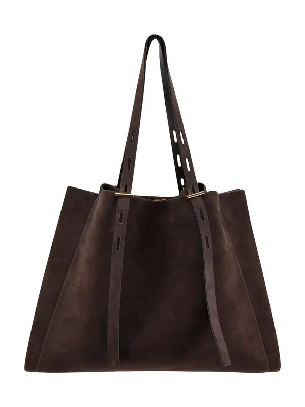 MINOBOSSI Paula Suede Shoulder Bag - Brown