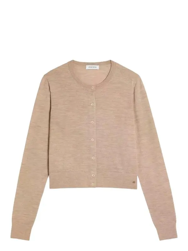 ANINE BING Moni Cardigan - Neutrals