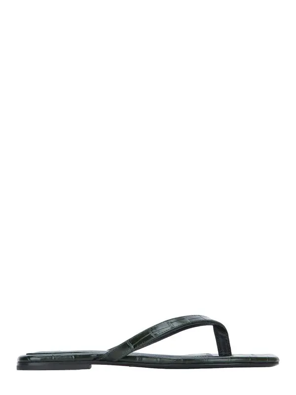 TOTEME Croc-effect Flip Flops - Multicolor